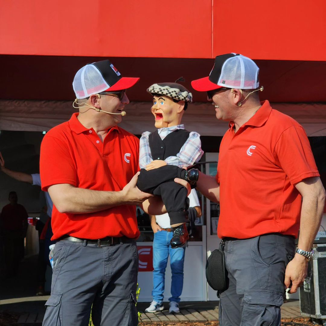 Tarde de Humor con «Pirulo» en nuestro stand – Crucianelli
